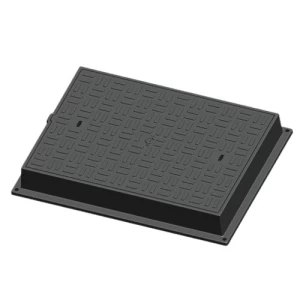 Shop Cast Iron Manhole Cover Size 900×600 mm, Rectangular Shape, 40 ...