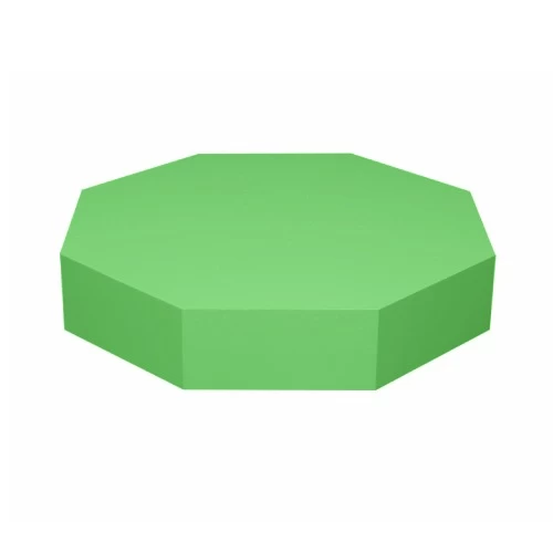 Shop Octagonal Interlock Paver Tile, Thickness 6 cm Green Color | Meyar ...