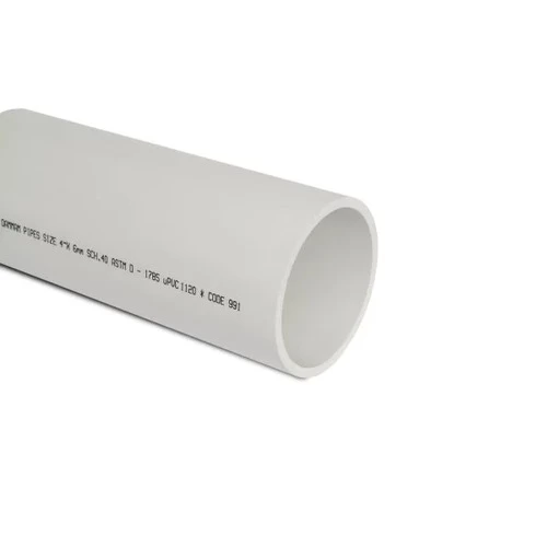 Shop PVC Plastic Pipes Size 4 inch, White | Al Manar