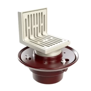Shop Cast Iron Indoor Floor Drain, 110 mm Outlet Size, with Angle of 90 ...