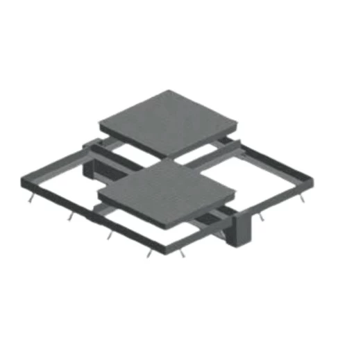 Shop Mild steel Multiple Access Cover Size 3500×4000 mm, Gray Color ...