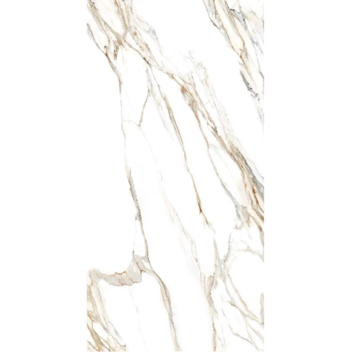 Shop Porcelain Tiles Dimensions 120×240 cm, Glossy Whtie Color, Golden ...